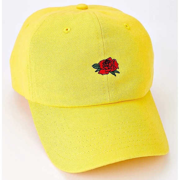 Spencer's | Accessories | Spencers Yellow Rose Dad Hat | Poshmark